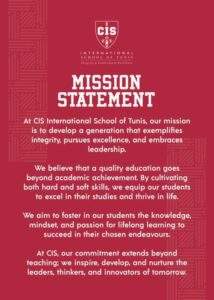 Why CIS? - CIS Tunis
